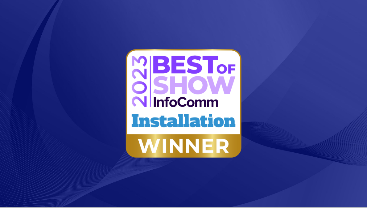 Best of Show Winners Infocomm 2023 - Install Automation